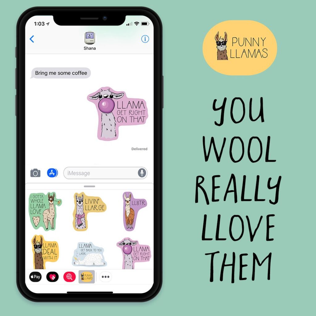 Punny Stickers for iMessage - Make your texts funny