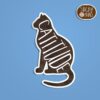 CATitude - cute cat pun sticker - Sticky Puns